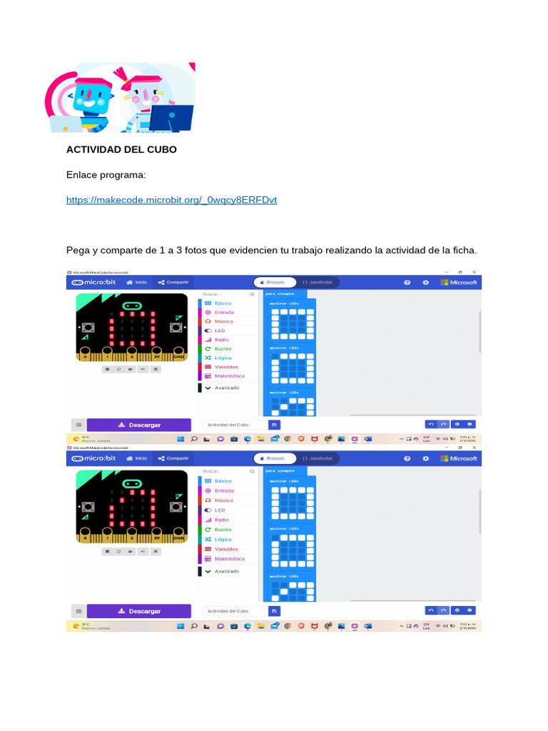 Actividad Del Cubo | PDF