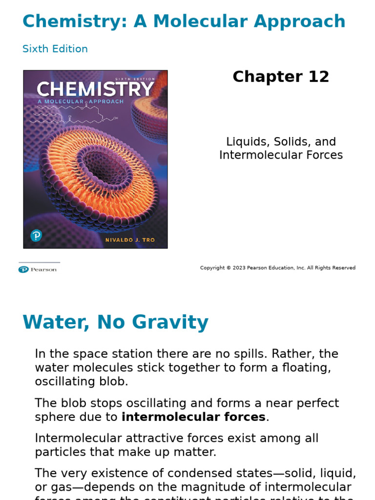CHM2 UNIT2 - L, S, Intermolecular Forces | PDF | Chemical Polarity ...