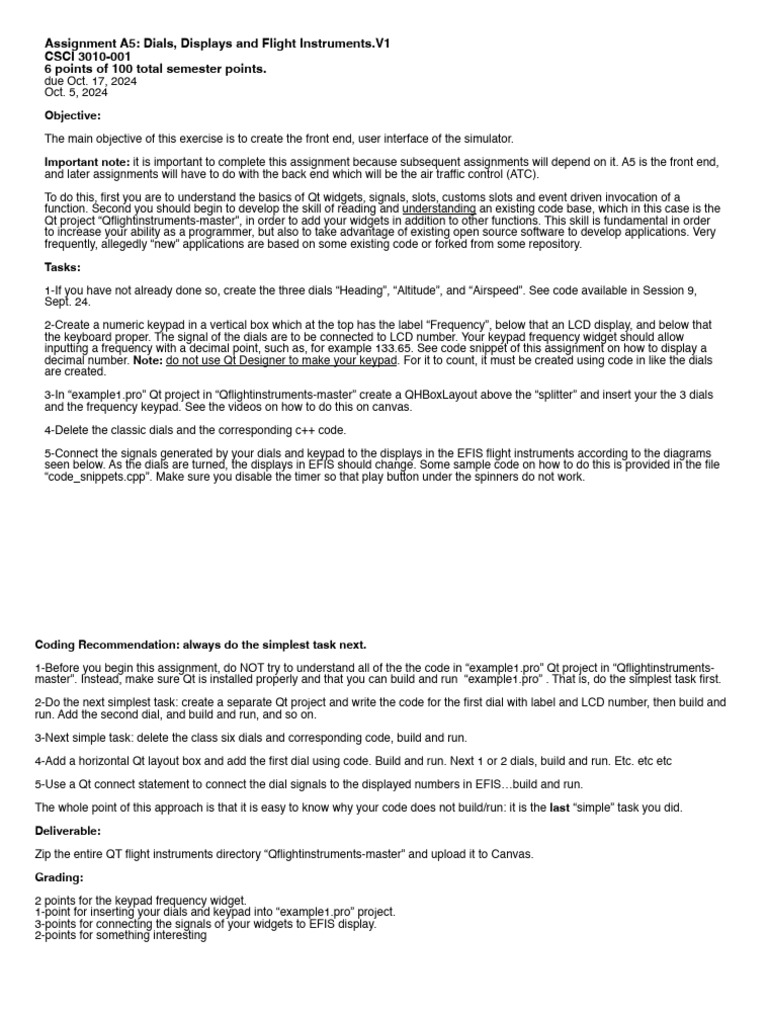 A5 Dials Displays Flight Instr | PDF | Software Engineering | Computing