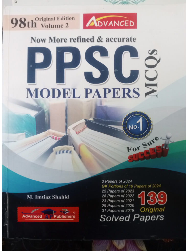 PPSC 2024 Papers | PDF