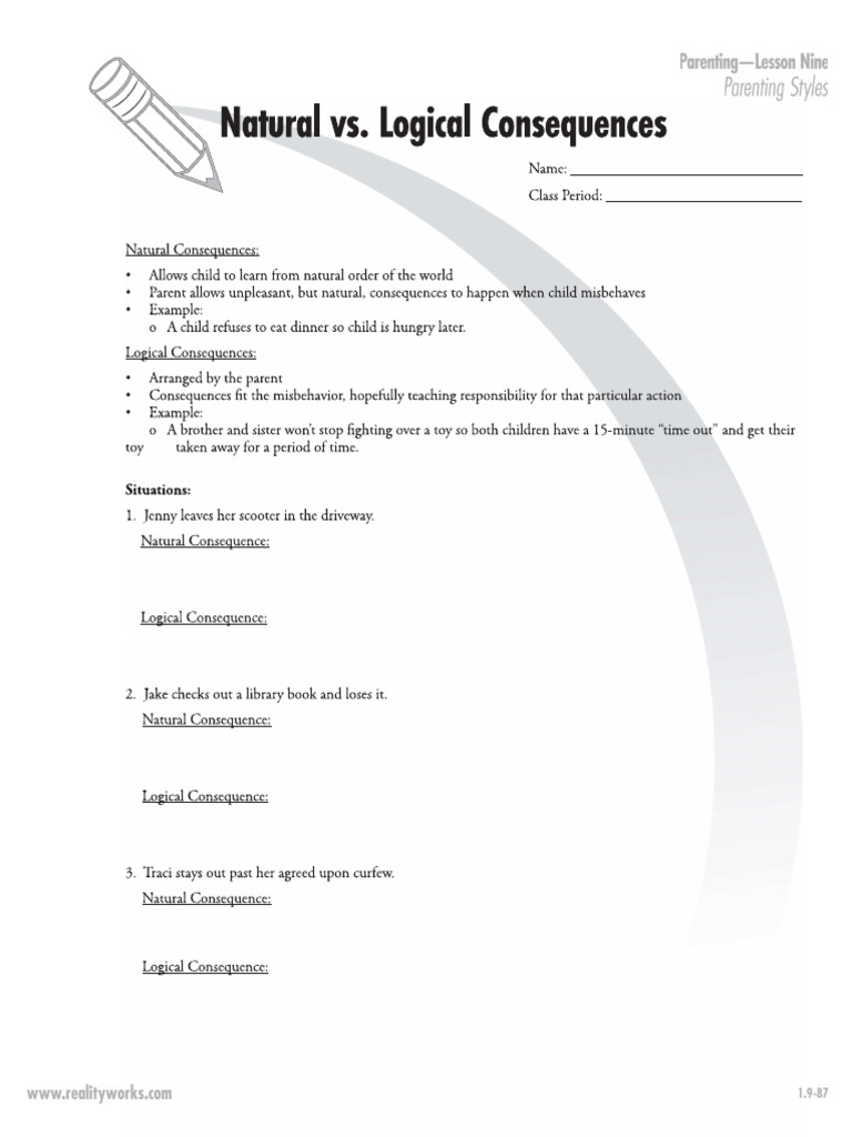 Johnny Sullivan - Attachment: PDF: 4.1a - Natural and Logical Consequences | PDF