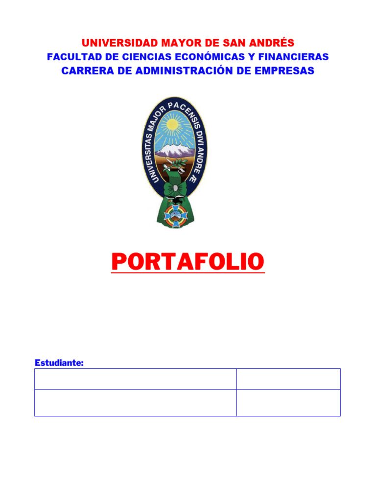0 CARATULA PORTAFOLIO CALCULO | PDF