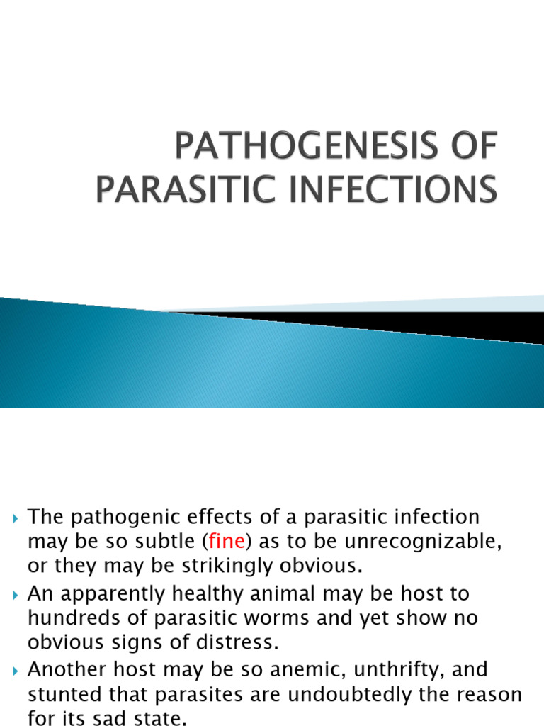 Pathogenesis of Parasitic Infections Lec 3 | PDF | Immune System ...