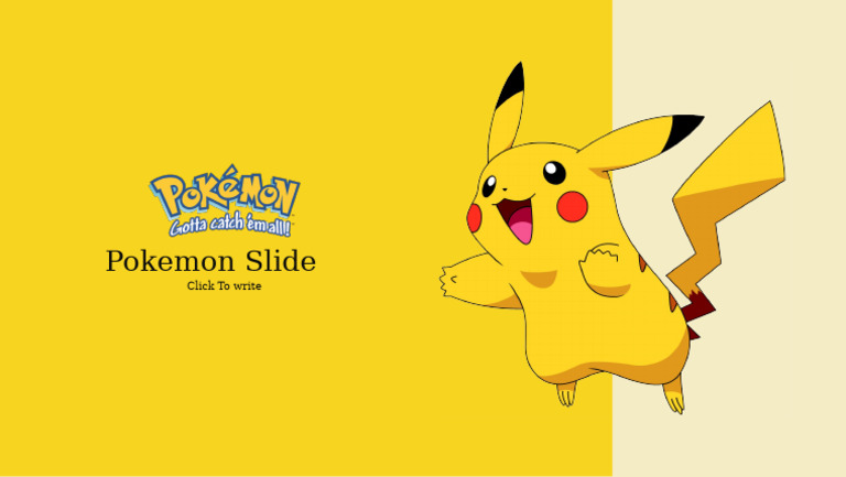 Pokemon PowerPoint Slide | PDF
