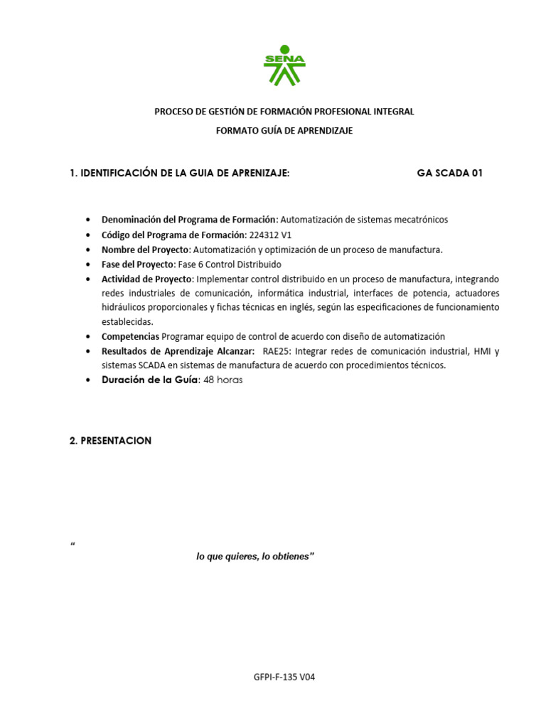 Guia SCADA 01 | PDF | Scada | Interfaces gráficas de usuario