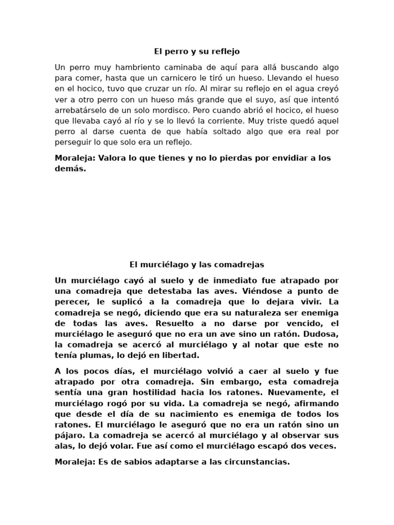 El Perro y Su Reflejo | PDF