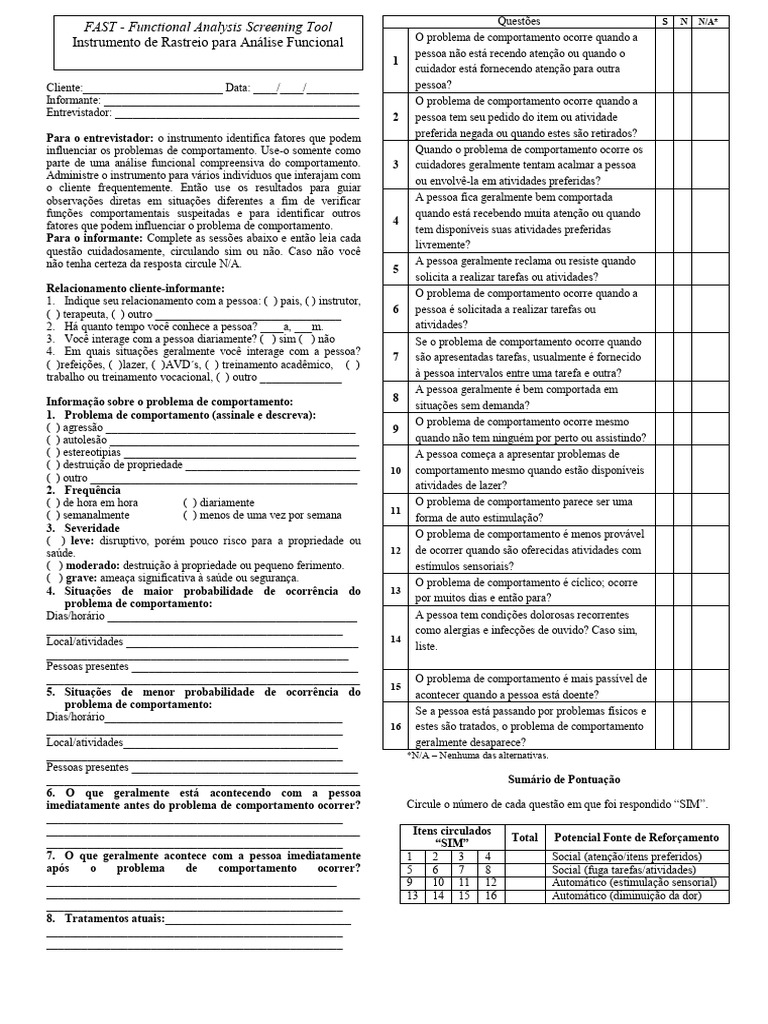 Fast Análise Funcional | PDF