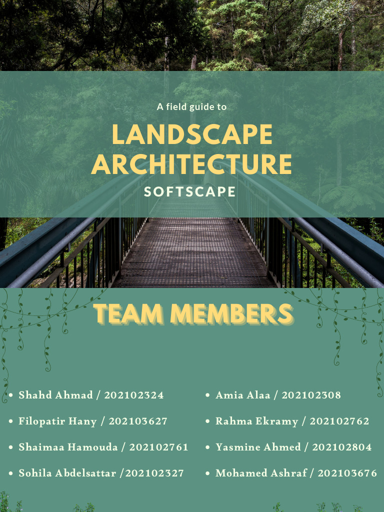 Landscape Architecture DESGIN | PDF
