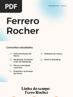 Estudo de Caso - 001 - Ferrero Rocher | PDF | Embalagem e rotulagem | Chocolate