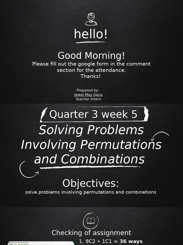 Problems Involving Permutation And Combination Pdf Permutation Mathematics