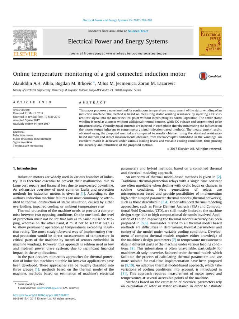 Electric power paper3 | PDF | Electric Motor | Thermocouple