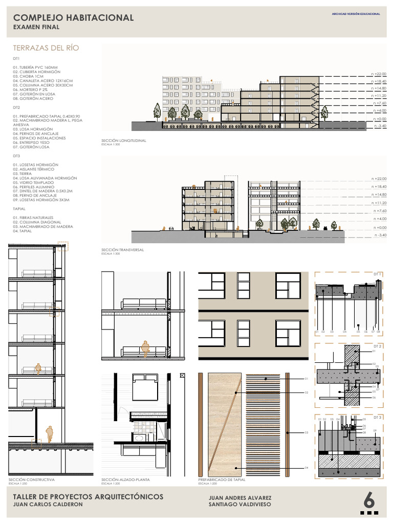 03 Lamina | PDF | Elementos arquitectónicos | Ingeniería estructural