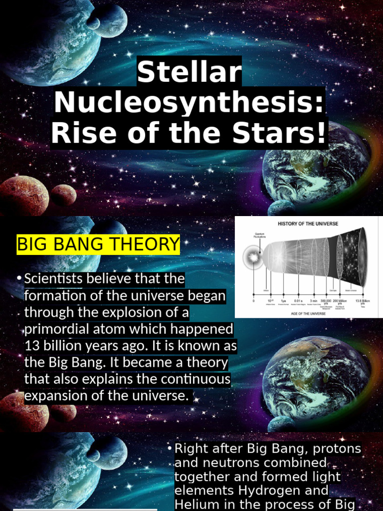 Stellar Nucleosynthesis | PDF | Stars | Neutron