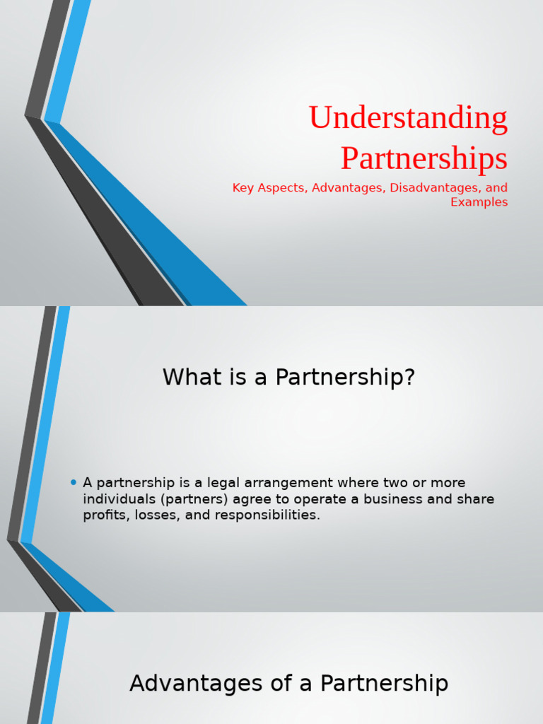 Poa Partnership Presentation | PDF