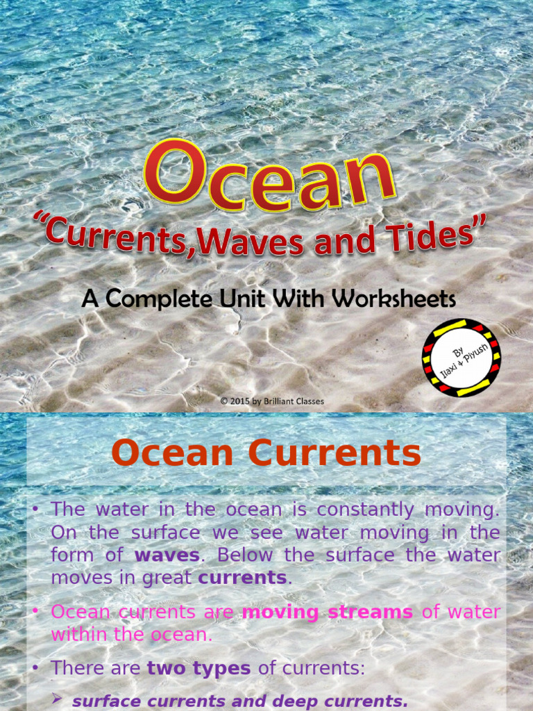 Ocean Currents, Waves and Tides - PPT Version | PDF | Tide | Oceans
