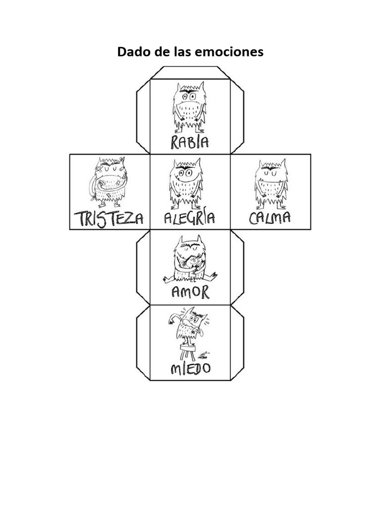 Dado de Las Emociones | PDF