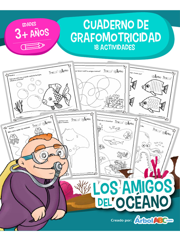 Copia de Cuaderno - Grafomotricidad - Oceano PDF | PDF