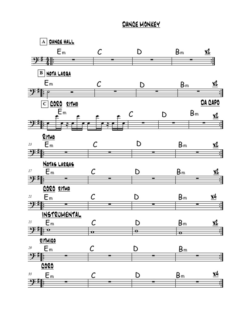 Dance Monkey 2 Pdf