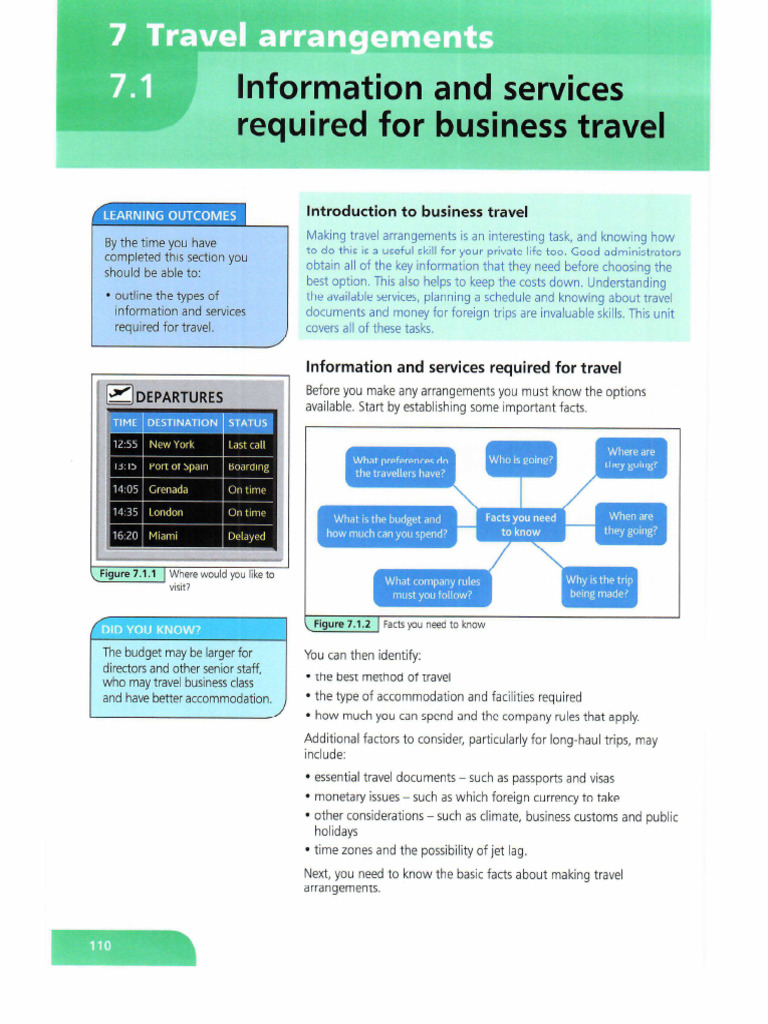 Travel Arrangements 5 | PDF