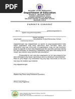 Sample Letter To Parents - Bisaya Version | PDF