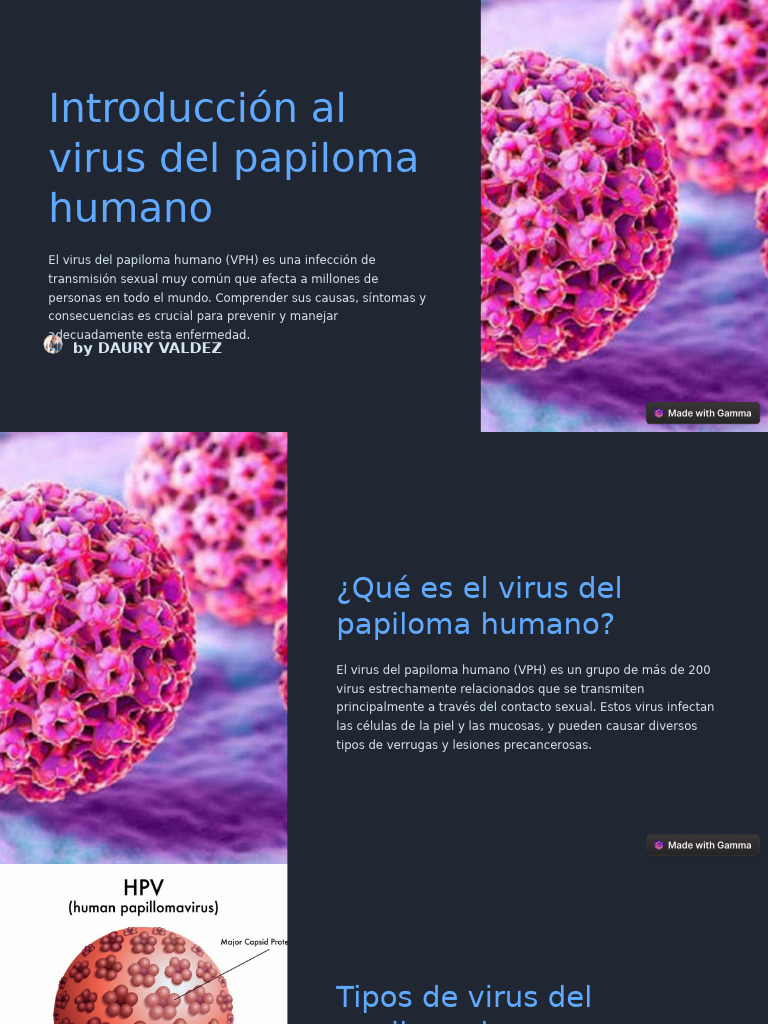 Introduccion Al Virus Del Papiloma Humano | PDF | Cuidado de la salud ...