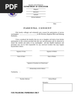 NLC Parental Consent Form Learning Camp Registration Template | PDF ...
