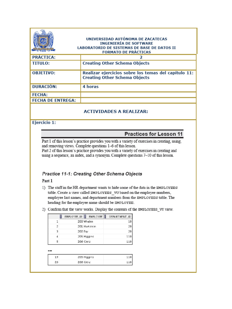 Práctica 2 Base de Datos 2 | PDF | Data Management | Computing