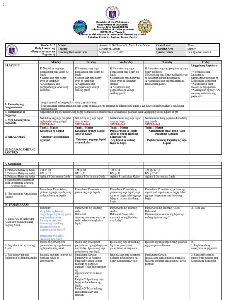 Science Week-4 | PDF