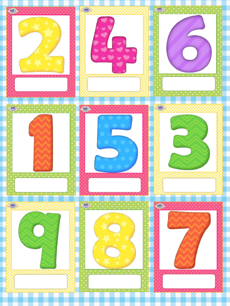 Loteria de Numeros Del 1 Al 20-1 (Recuperado) | PDF