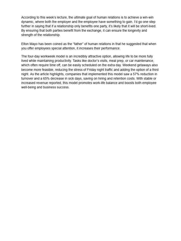 Human Relations | PDF