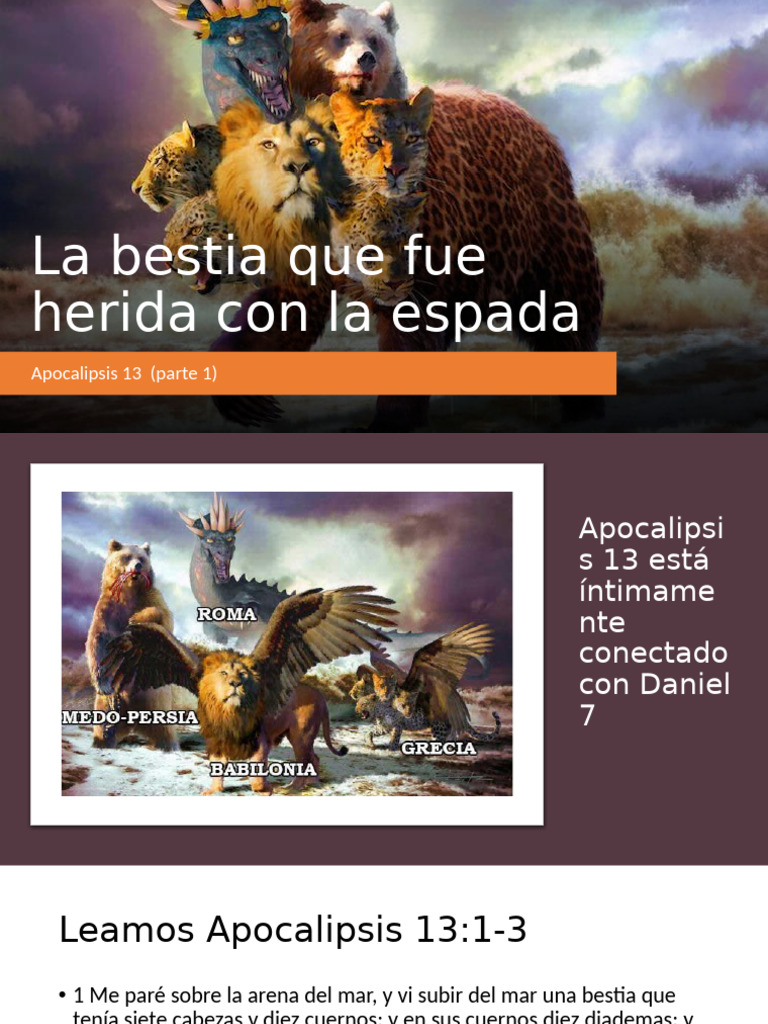 Apocalipsis 13 Parte 1 | PDF | Creencia religiosa y doctrina ...