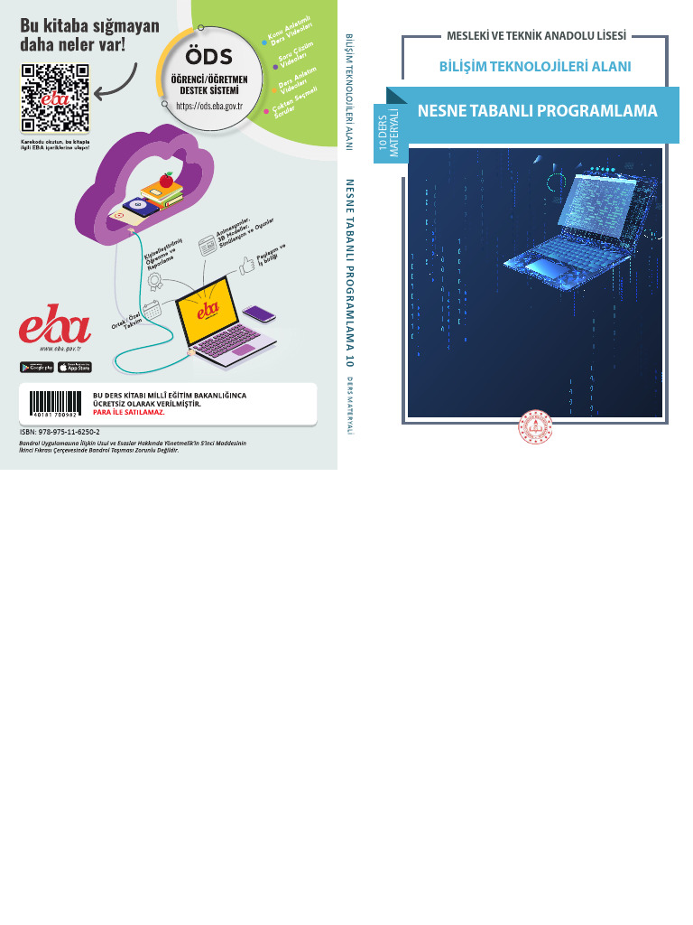 Sınıf Nesne Tabanlı Programlama Ders Ktabı-MEB-sıkıştırıldı | PDF
