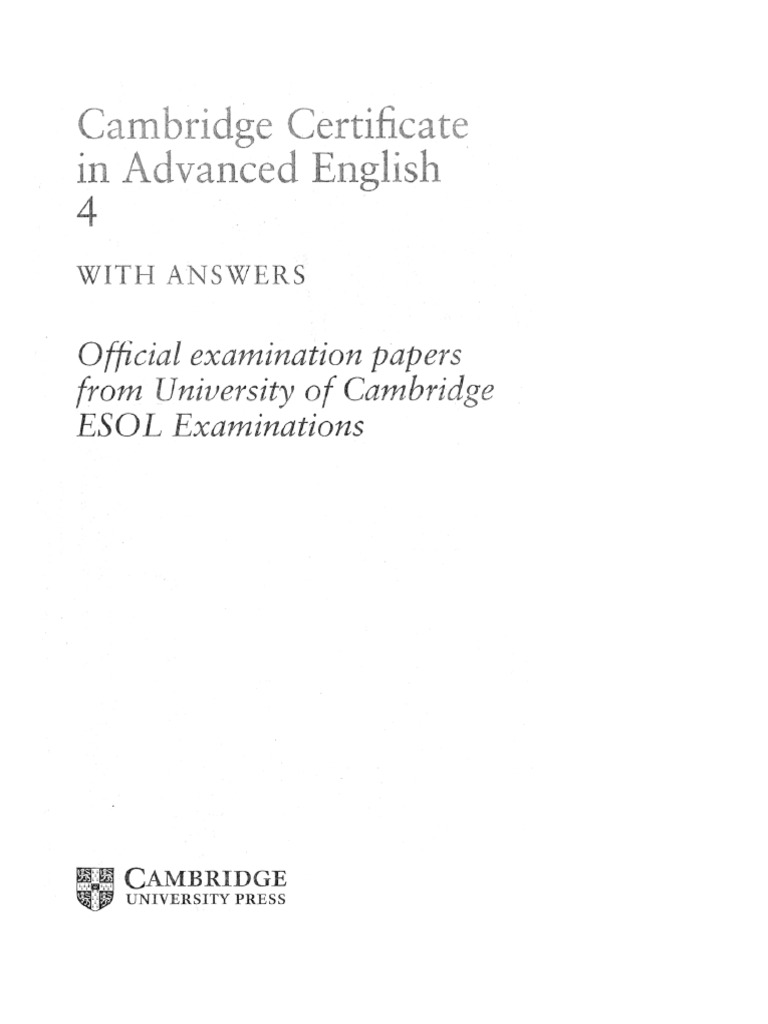 (Cut) CAE 4 | PDF