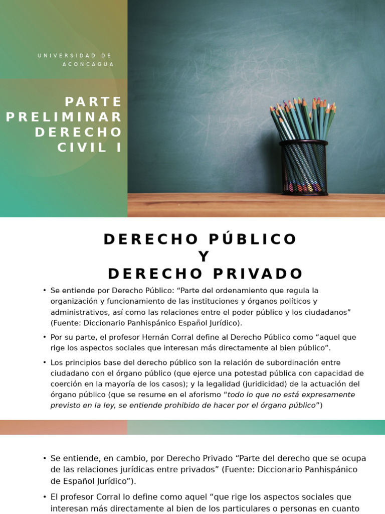 Diapositivas Derecho Civil I (Autoguardado) | PDF | Constitución ...