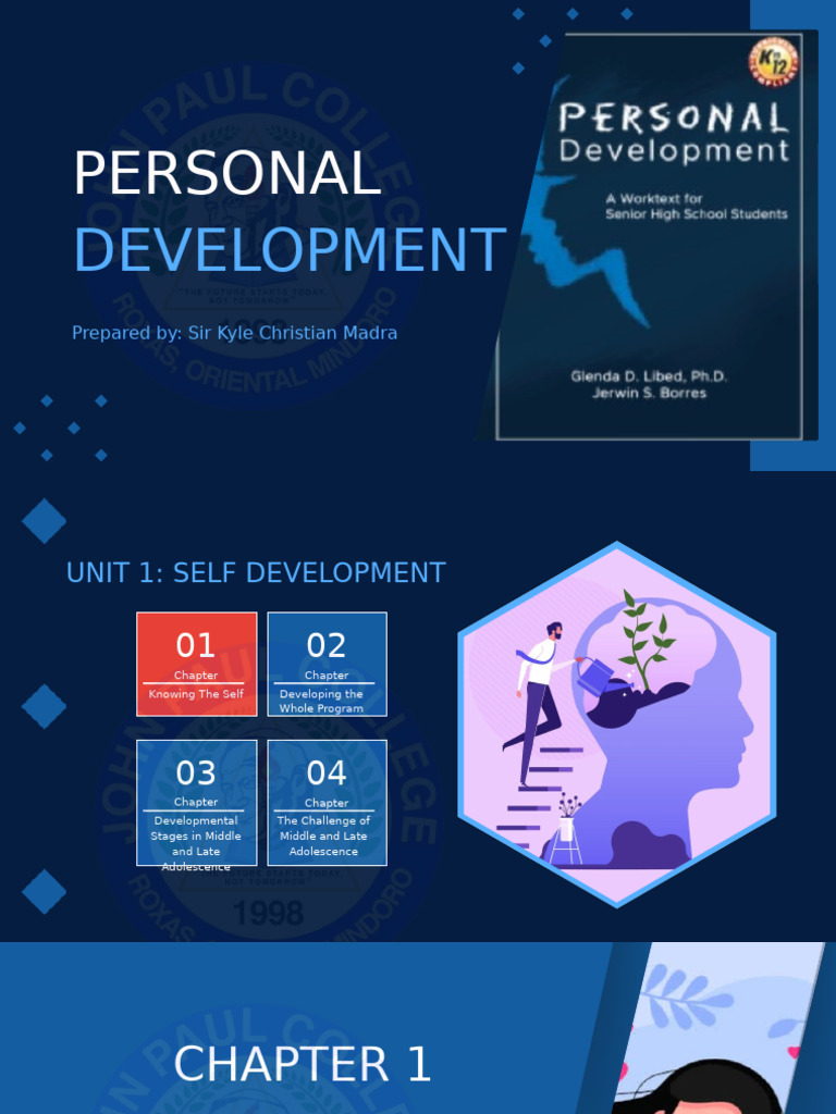Personal Development UNIT 1 Week 1 Sir Kyle | PDF | Developmental Psychology | Adolescence