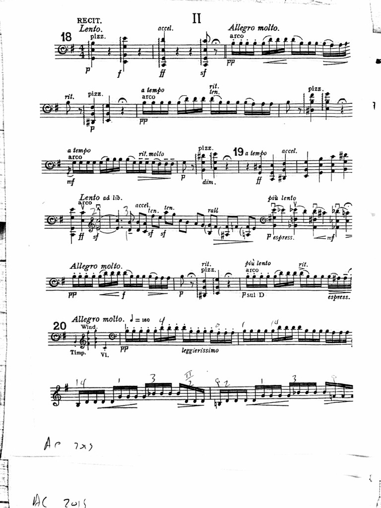 Elgar 2nd MVT 2 | PDF