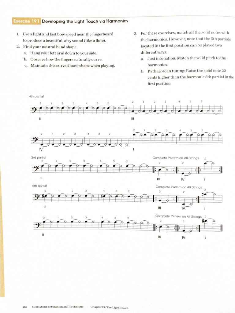 Light Touch Exercises | PDF