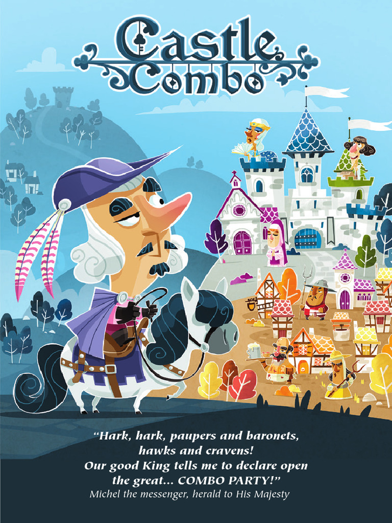 Castle Combo Game Rulebook | PDF | Tabletop Games | Games Of Mental Skill