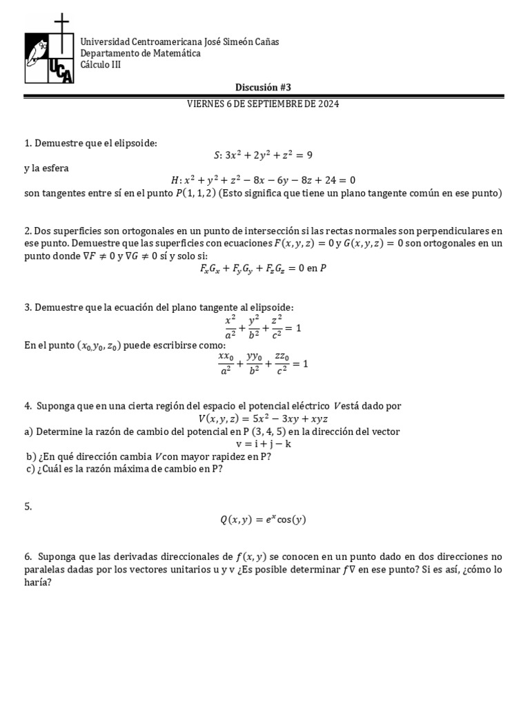 Aplicaciones Derivadas Parciales Ejercicios | PDF