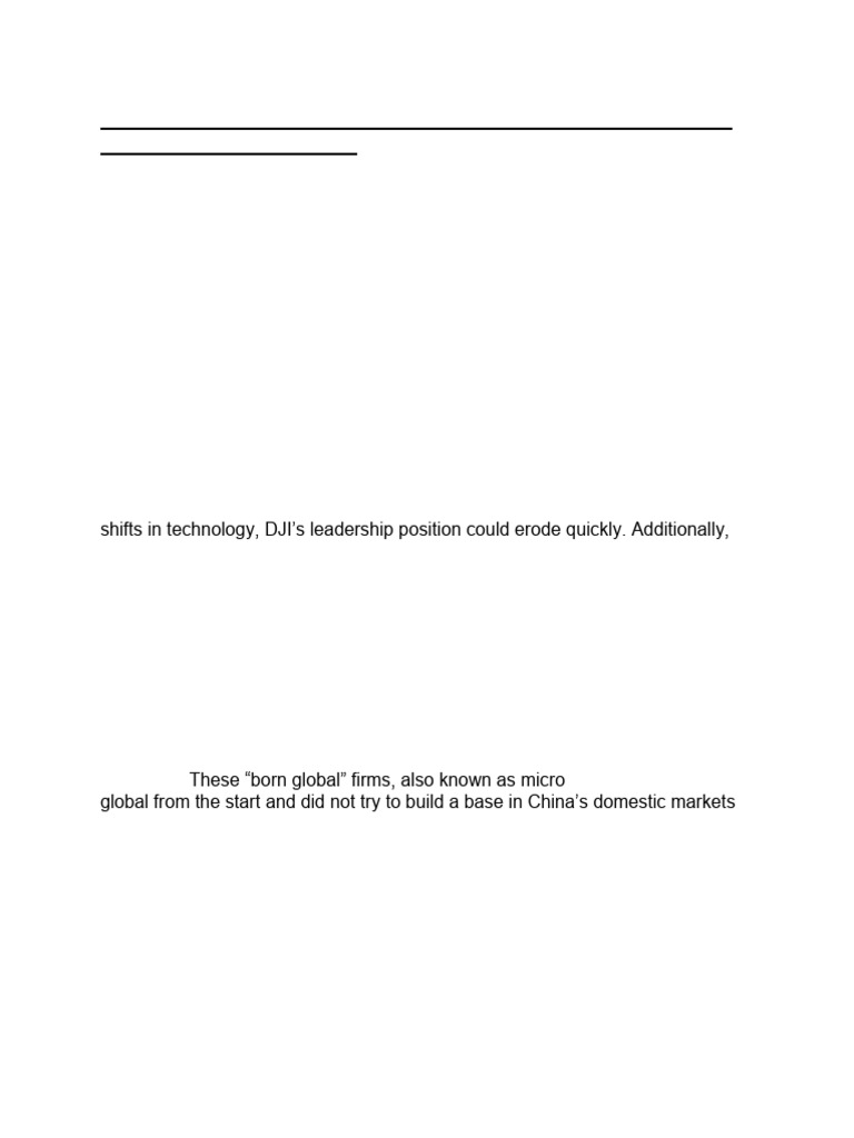 Group 3 & 4 Study Guide_Da Jiang Drones | PDF | Business | Economies