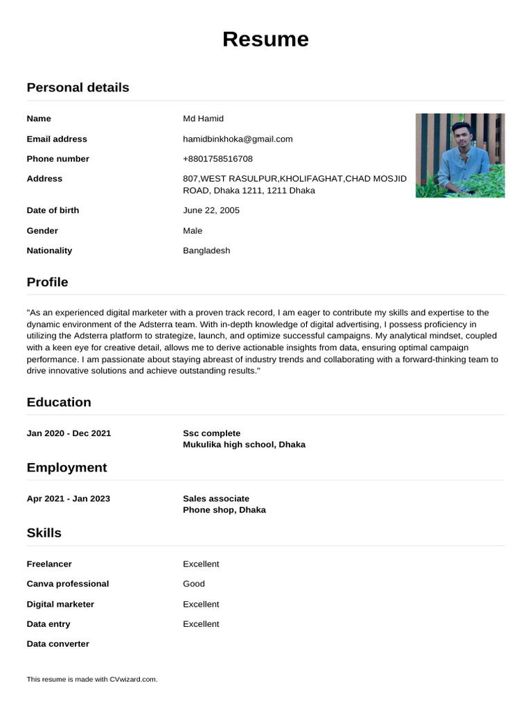 Resume-Md-Hamid-01_11_2024-3_35_51-AM | PDF