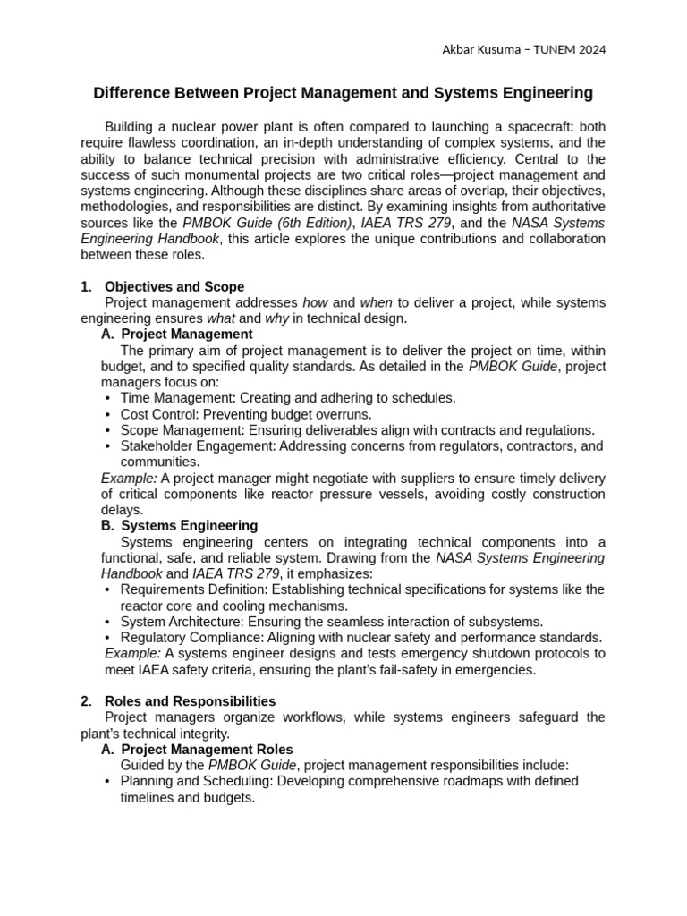Homework 11 Akbar Kusuma 2024280238 | PDF | Project Management | Systems Engineering
