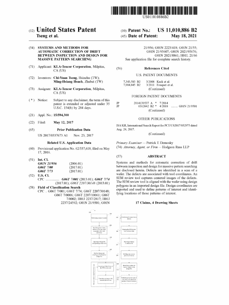 Automatic Drift Correction in Wafer Inspection | PDF | Semiconductor ...