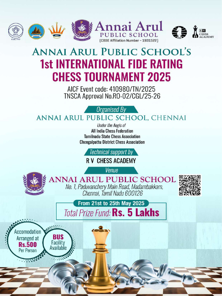 Aaps-Rated Chess May2025 | PDF