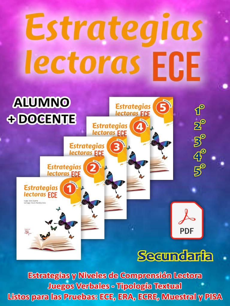 Secundaria - Estratégias Lectoras ECE (SM) | PDF