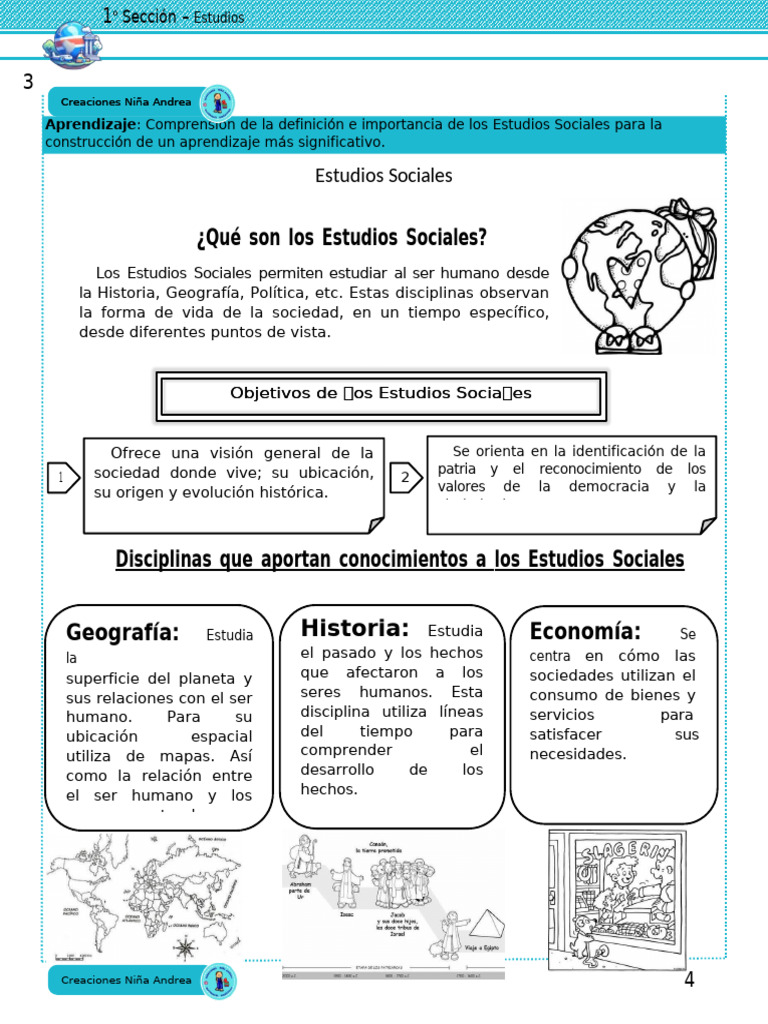 4° AM Estudios Sociales - Librito - Febrero | PDF | Sociedad | Geografía