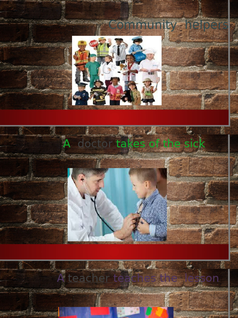 Community Helpers 1 2 | PDF