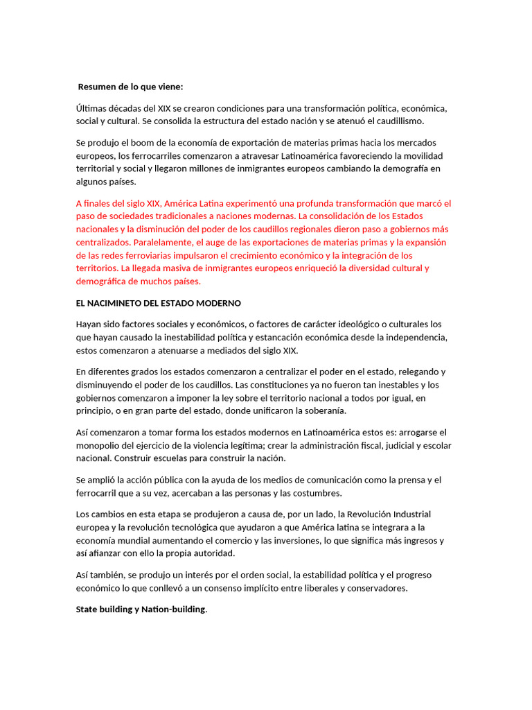 Zanata - Unidad 4 Bis | PDF | America latina | Conservatismo