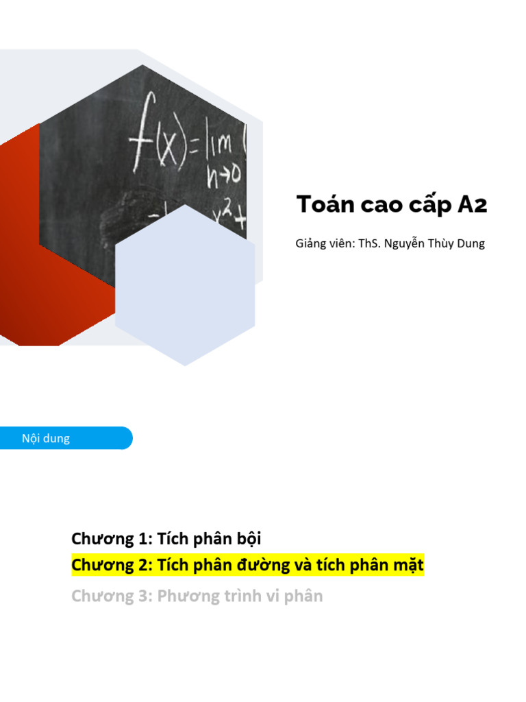 Toan Cao Cap A2_C2_SV | PDF