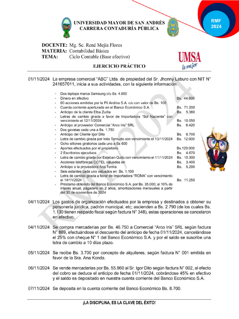 Pract 2 - Ejercicio Base Efectivo Ver-2024-2 | PDF